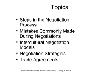 Intercultural Negotiation Process: Chapter10 | PPT