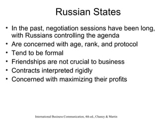 Intercultural Negotiation Process: Chapter10 | PPT