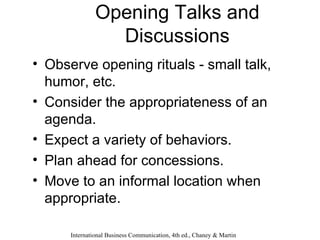 Intercultural Negotiation Process: Chapter10 | PPT