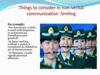 Intercultural non verbal communication | PPTX
