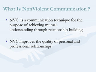 Intercultural Nonviolent Communication | PPT
