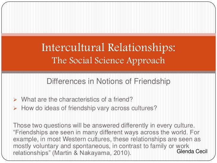 Intercultural relationships- GC