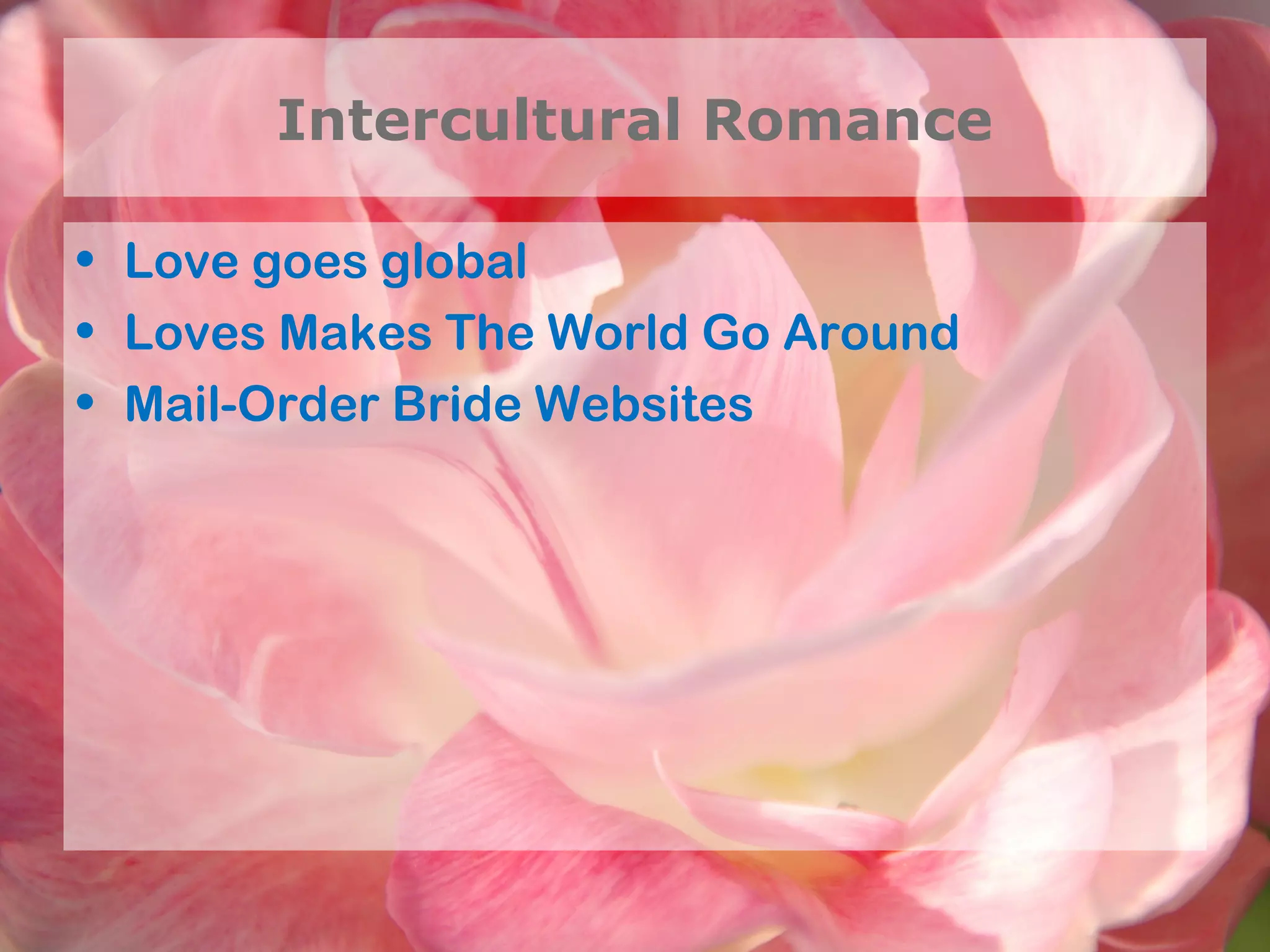 Intercultural romance .pptx
