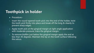 Interdental aids | PPTX