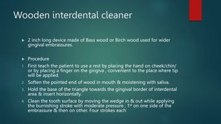 Interdental aids | PPTX