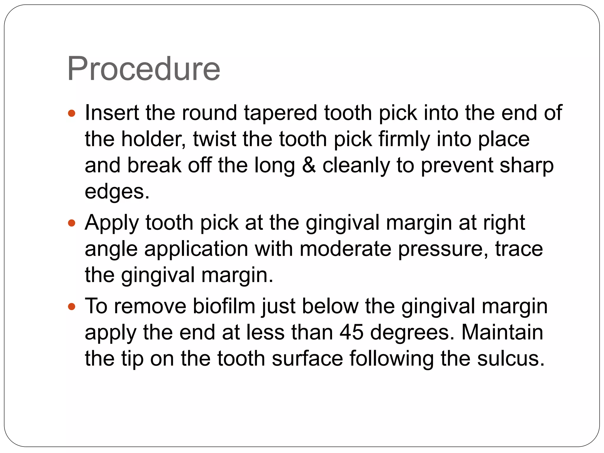 Interdental aids powerpoint presentation | PPTX