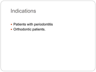 Interdental aids powerpoint presentation | PPTX