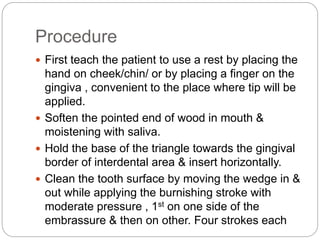 Interdental aids powerpoint presentation | PPTX