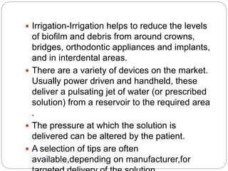 Interdental aids powerpoint presentation | PPTX