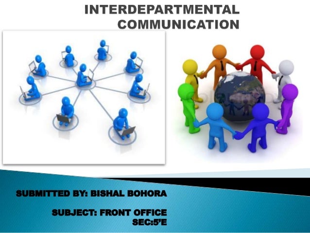 Interdepartmental communication