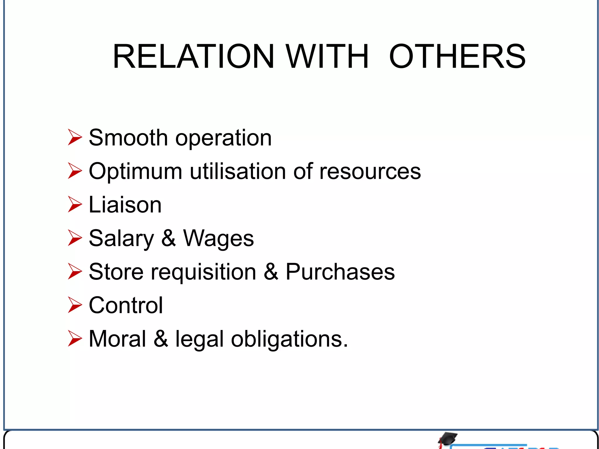 Interdepartmental relationship _coordination | PDF