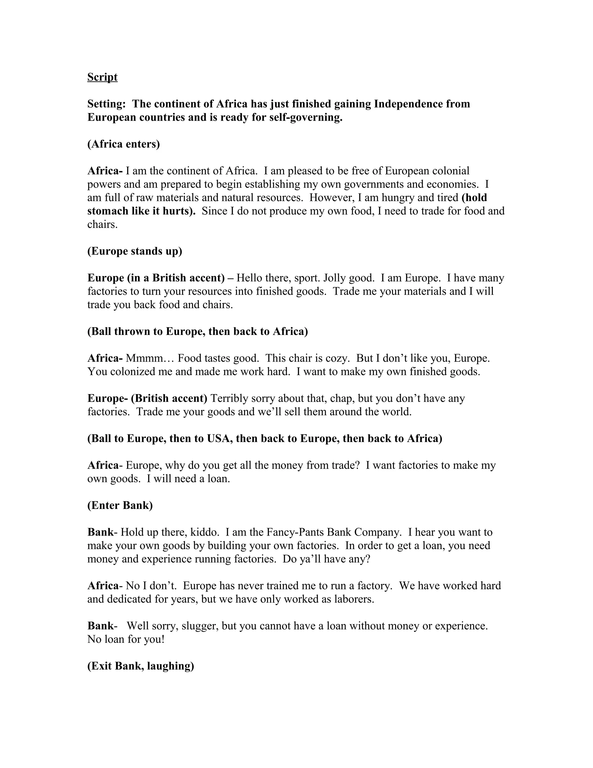 Interdependence Activity | PDF