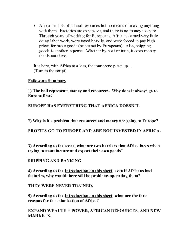 Interdependence Activity | PDF