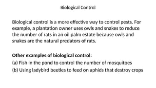 Interdependence_of_Organisms and control of ecosystem | PPTX