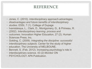 Interdisciplinary | PPTX