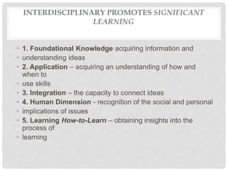 Interdisciplinary | PPTX