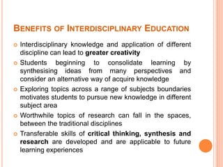 Interdisciplinary Approach | PPTX
