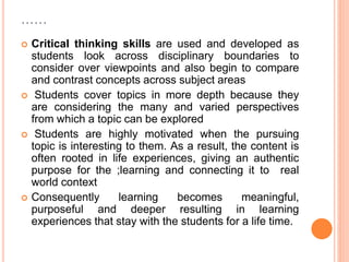 Interdisciplinary Approach | PPTX