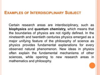 Interdisciplinary Approach | PPTX