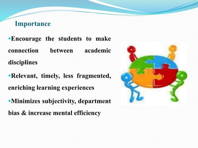 Interdisciplinary approach | PPTX | Education