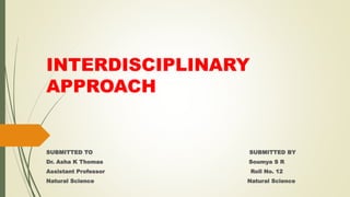 Interdisciplinary approach.pdf