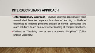 interdisciplinary approach - Copy.pdf