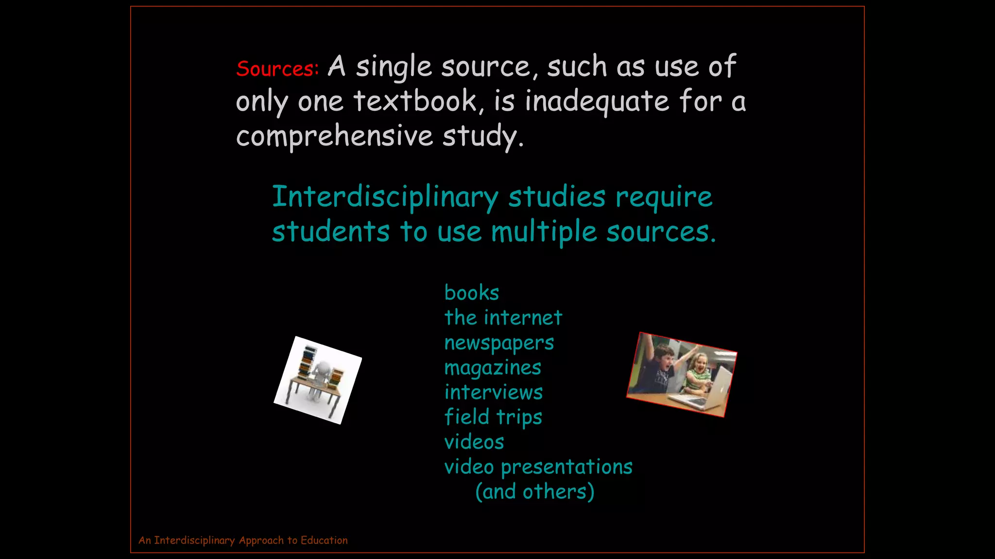 Interdisciplinary approach to teaching | PPTX