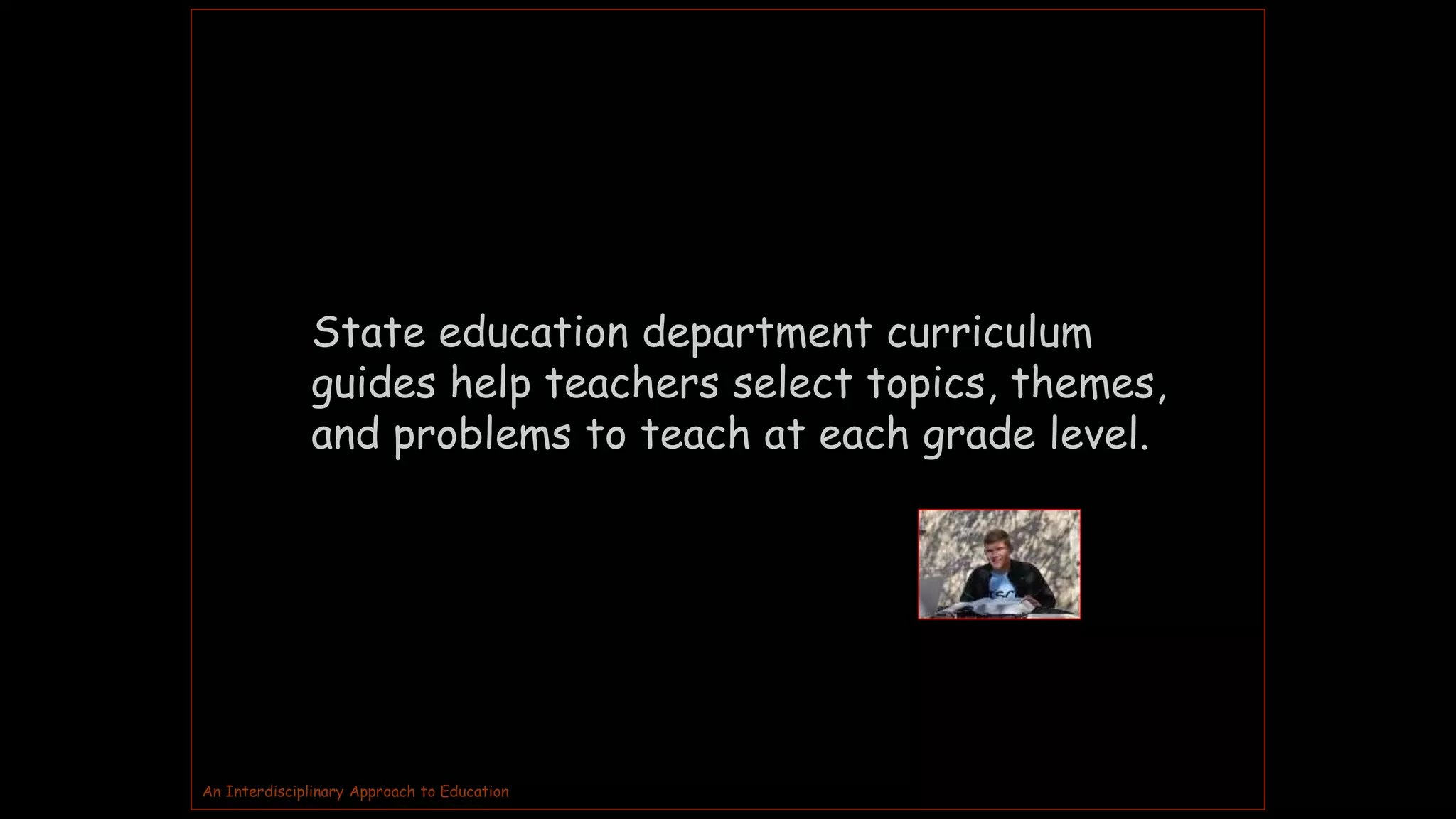 Interdisciplinary approach to teaching | PPTX