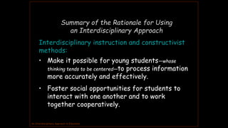 Interdisciplinary approach to teaching | PPTX
