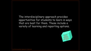 Interdisciplinary approach to teaching | PPTX
