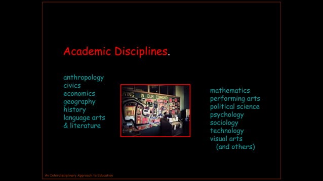 Interdisciplinary approach to teaching | PPTX | Undergraduate Education | College Education