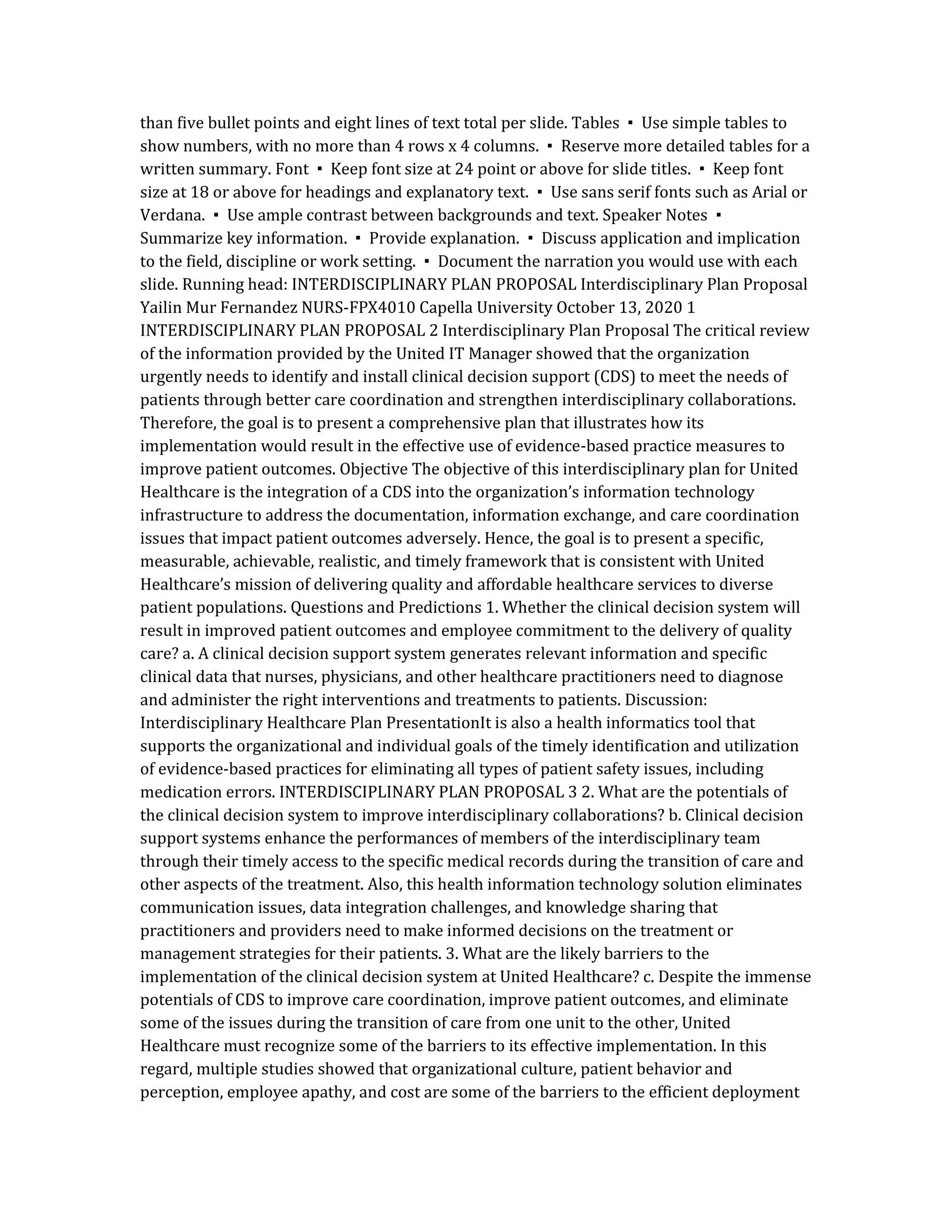 Interdisciplinary Healthcare Plan Presentation.docx