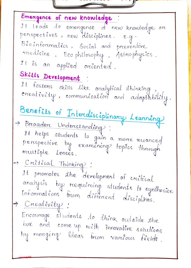 Interdisciplinary Learning Understanding disciplne and subject CUH (1).pdf