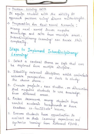 Interdisciplinary Learning Understanding disciplne and subject CUH (1).pdf