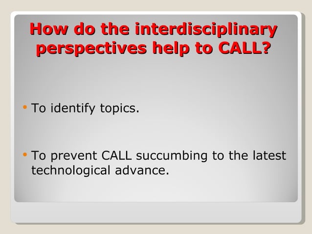 5. Alberto and Diego - Interdisciplinary perspectives | PPT