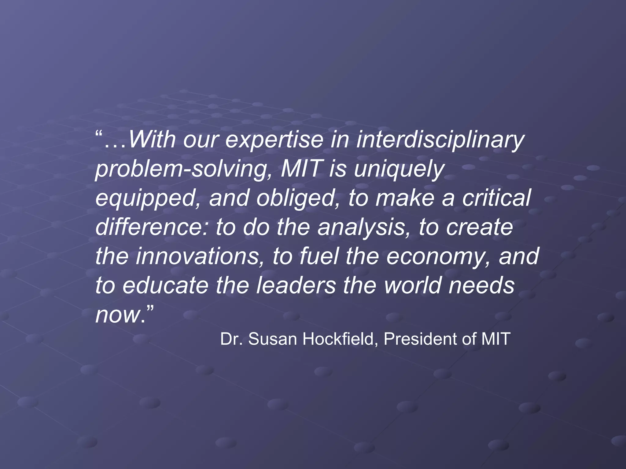 Interdisciplinary presentation | PPT