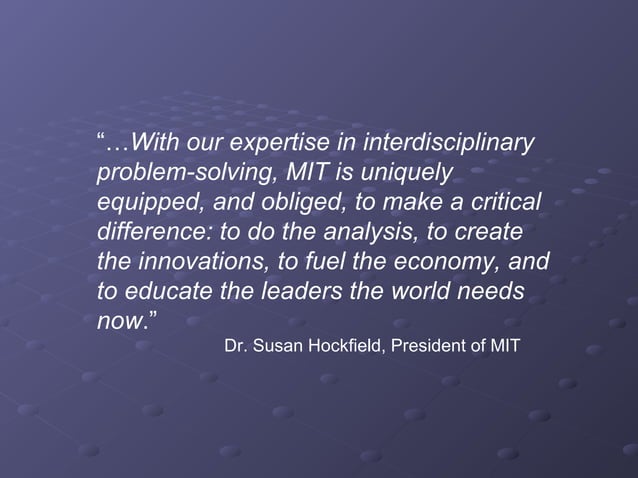 Interdisciplinary presentation | PPT