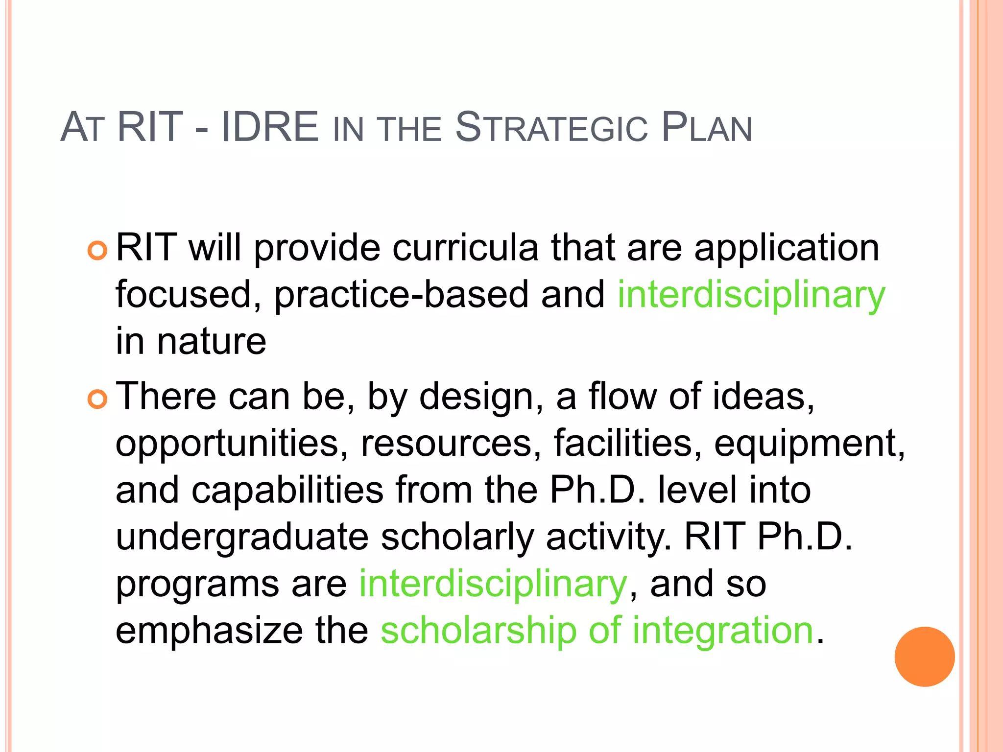 Interdisciplinary Research on the Campus.ppt