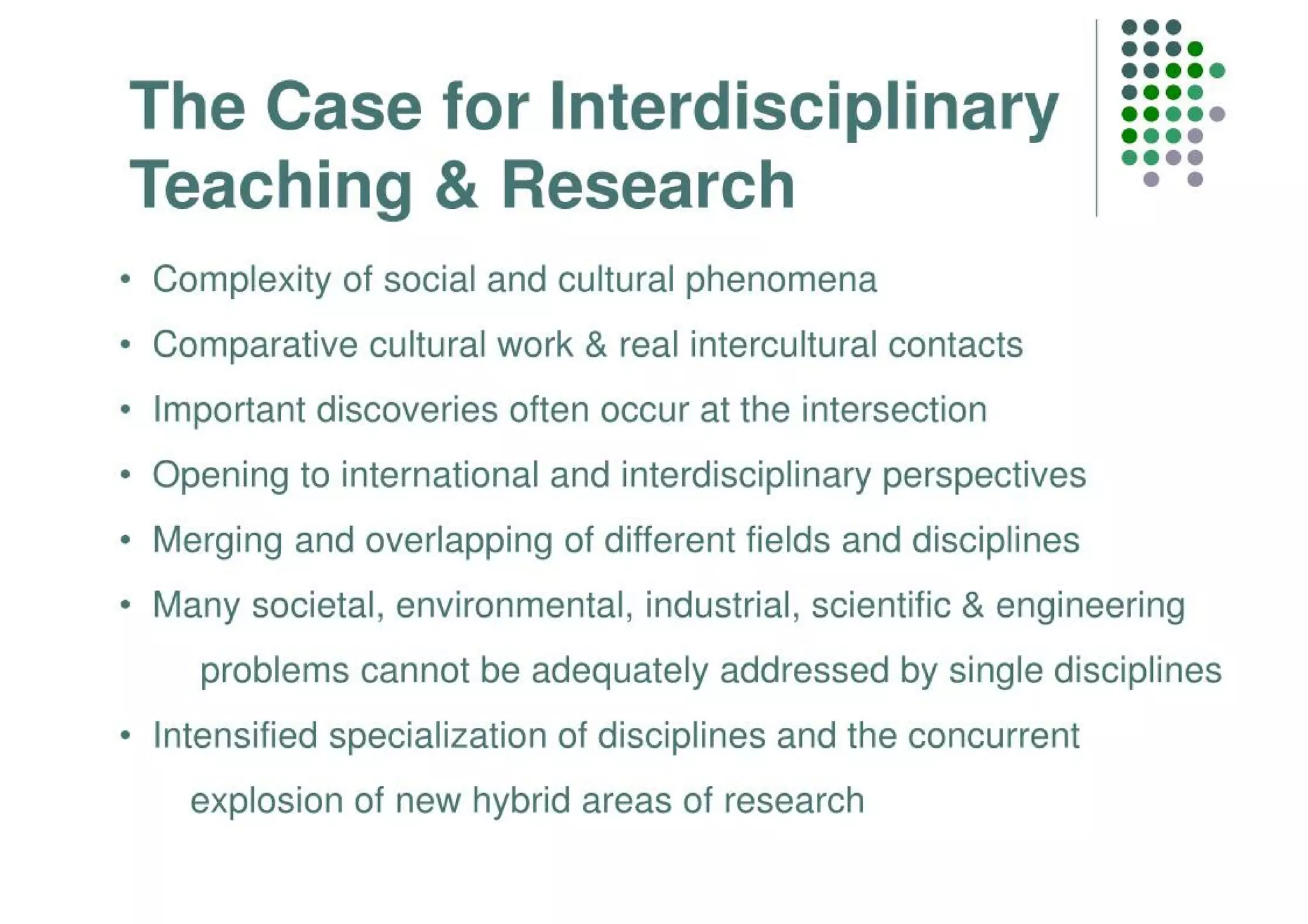 Interdisciplinary Teaching | PDF