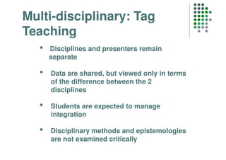 Interdisciplinary Teaching | PDF