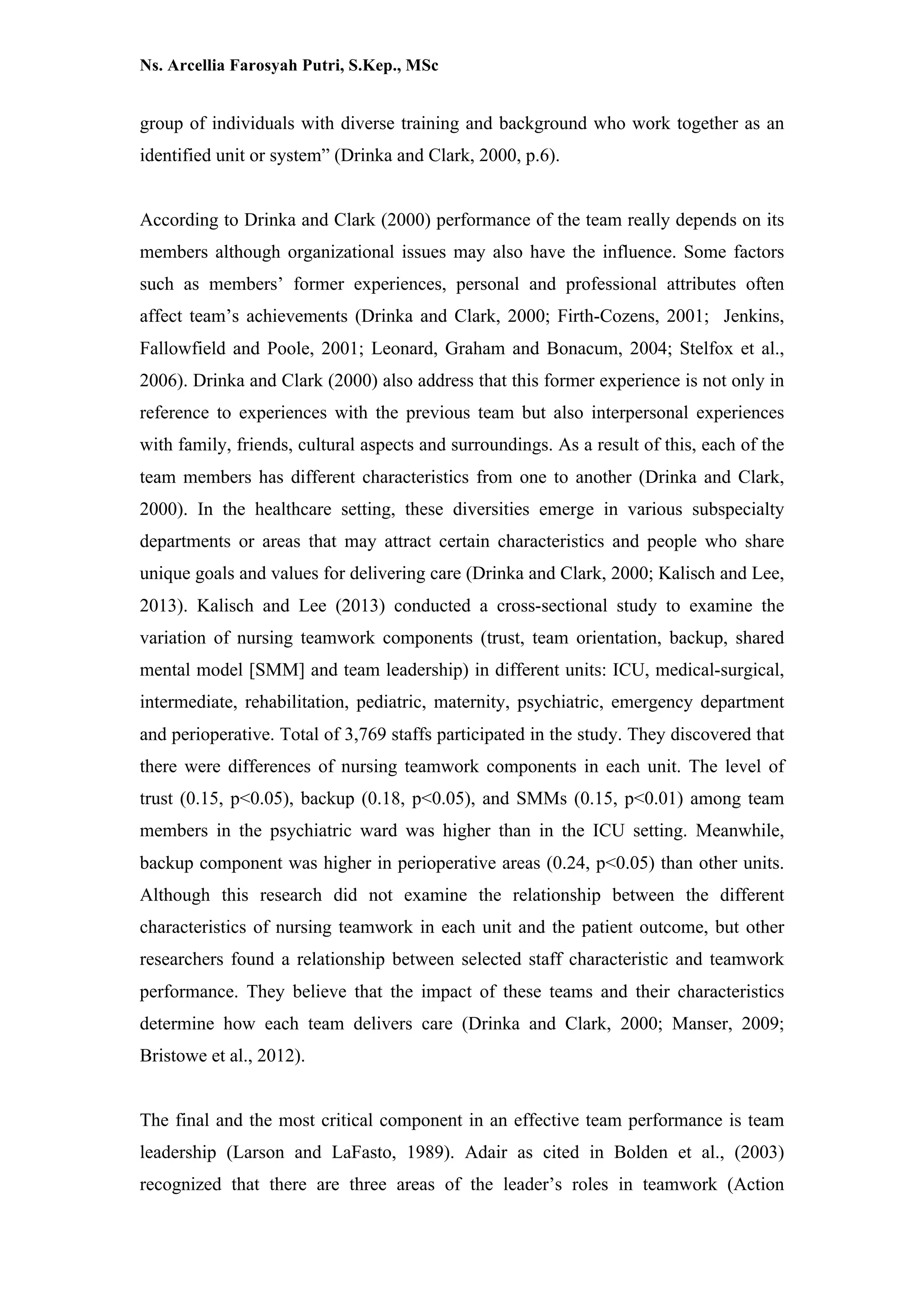 Interdisciplinary teamwork in the emergency department: how does it ...