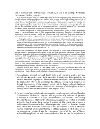 Fulfillment of Interdisciplinary Study | PDF | Undergraduate Education ...