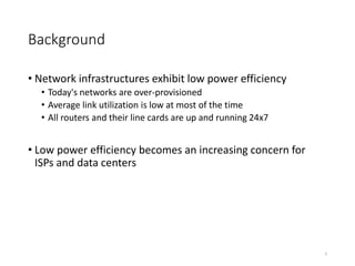 Making Inter-domain Routing Power-Aware? | PPT