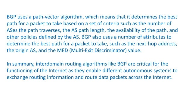 Interdomain routing algorithm 1.pptx