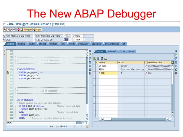 INTERDUCTION TO ABAP DEBUGGING.ppt vey helpful | PPT