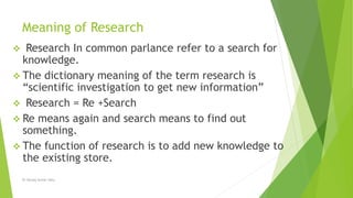 Introduction to Research | PPTX