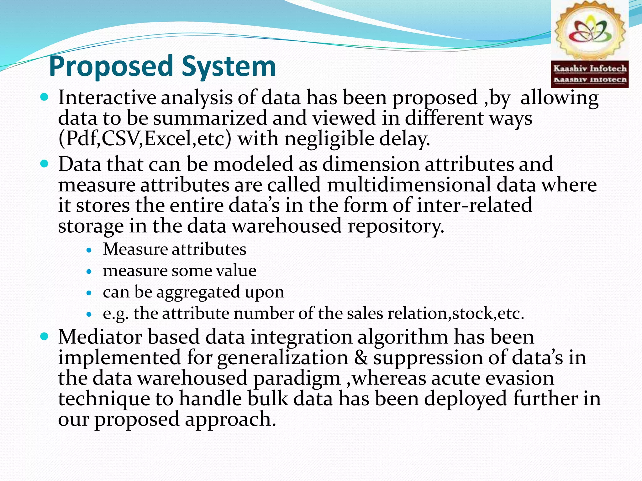 CoDe Modeling of Graph Composition for Data Warehouse Report Visualization | PPTX | Databases ...