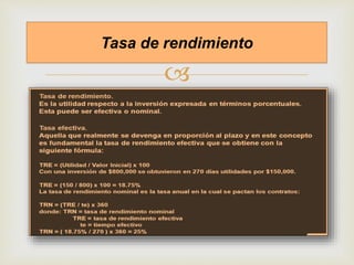 Interes simple, compuesto y diagrama de flujo de caja | PPTX