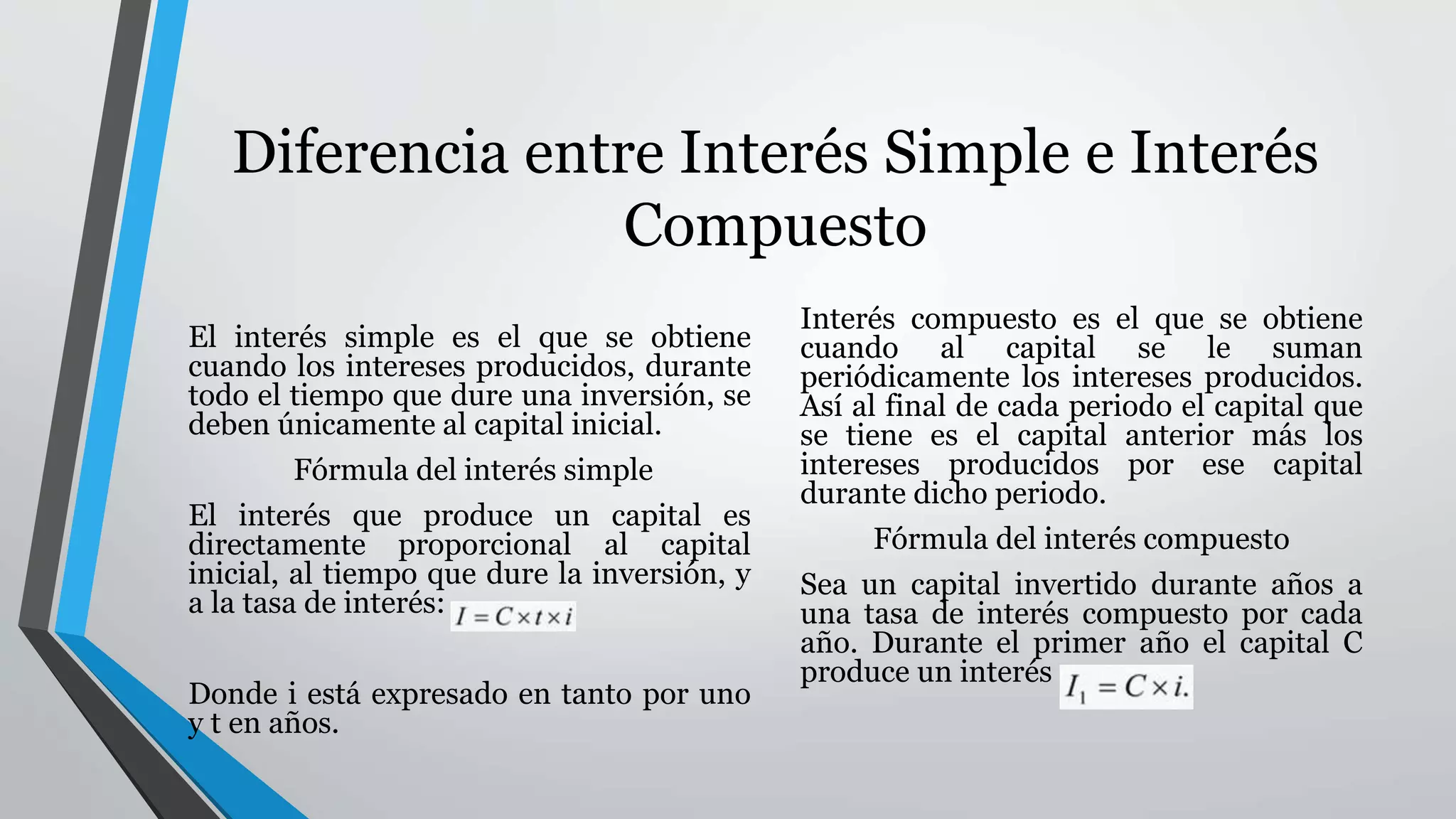 Interes simple y diagrama de flujo de caja | PPTX