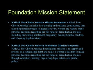 National Abortion Rights Action League | PPT